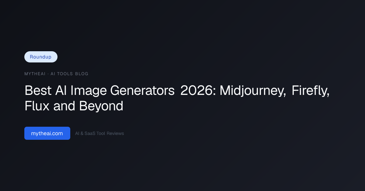 Best AI Image Generators 2026: Midjourney, Firefly, Flux and Beyond ...